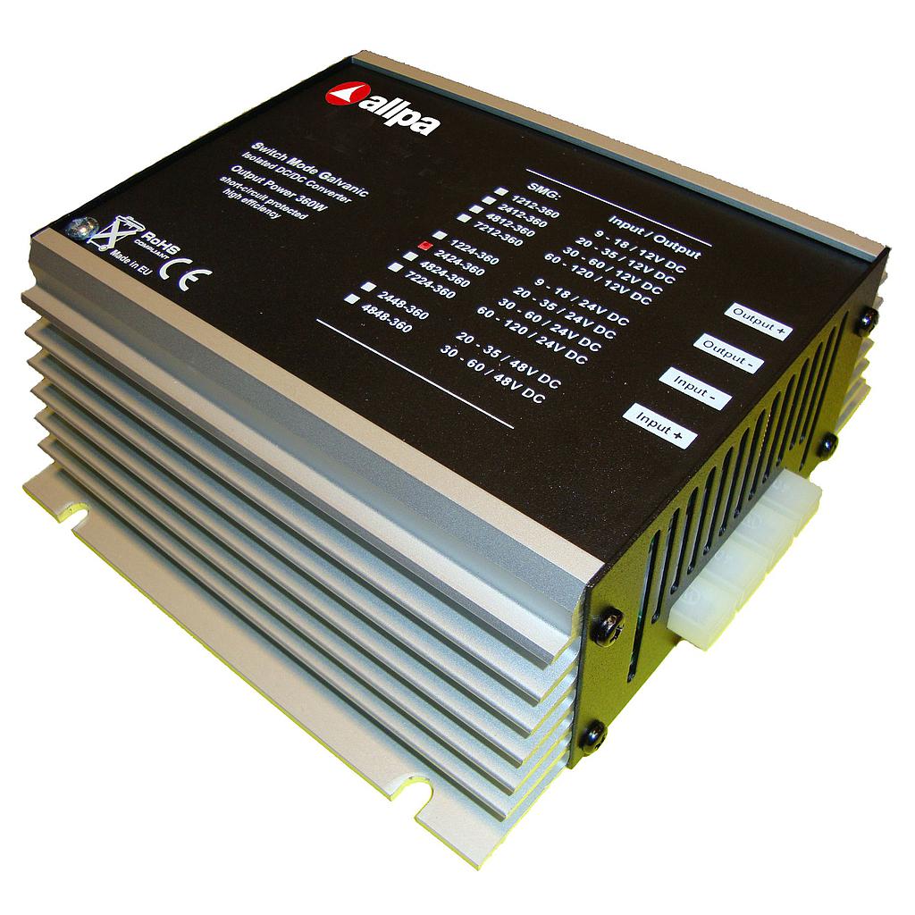 DC/DC Wandler Modell SMG-4824-360" 30-60V -->24V (mit galvanischer Tre